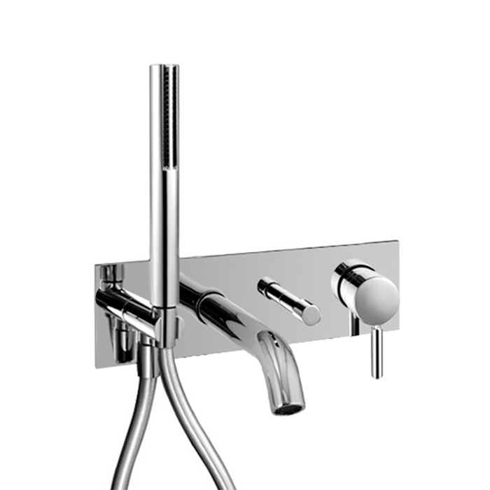 Fantini Cafe Смеситель для ванны, встраиваемый, цвет: хром (50 02 E320B)